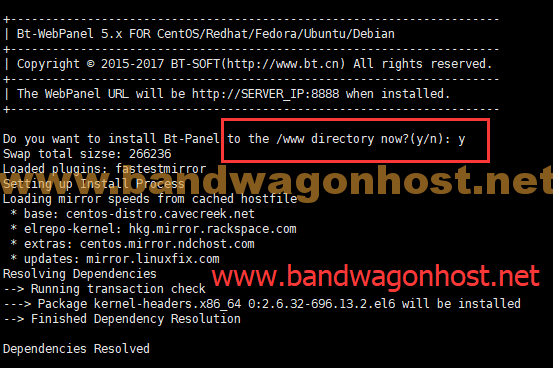 搬瓦工VPS 安装BT宝塔Web面板教程 - Bandwagonhost中文网-Bandwagonhost中文网