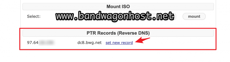 搬瓦工 KiwiVM 后台 PTR Records (Reverse DNS) 反向 DNS 功能介绍以及设置教程 - Bandwagonhost中文网-Bandwagonhost中文网