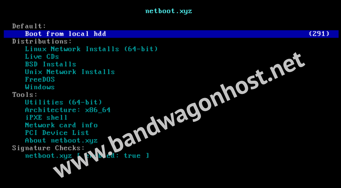 搬瓦工挂载使用 netboot.xyz 从网络引导重装系统教程 (Windows/Linux) - Bandwagonhost中文网 ...