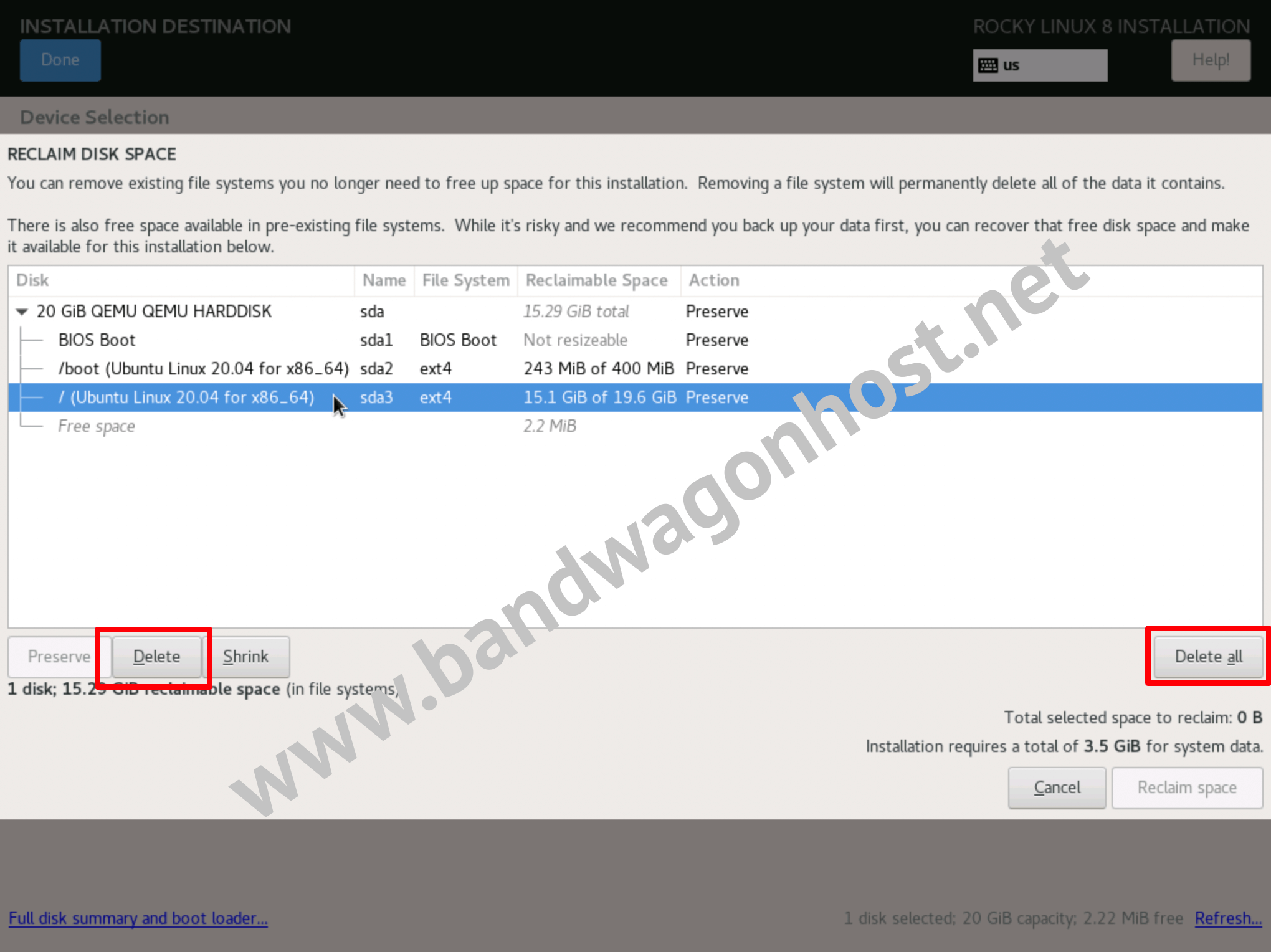 搬瓦工 Rocky Linux 8.4 镜像挂载和系统安装教程 (CentOS 替代品) - Bandwagonhost中文网-Bandwagonhost中文网