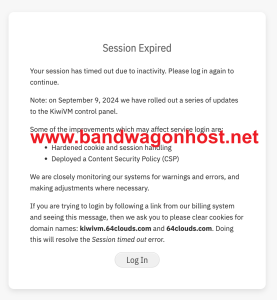 搬瓦工 KiwiVM 控制面板登录一直提示 Session Expired 会话已过期的解决方法 - Bandwagonhost中文网 ...