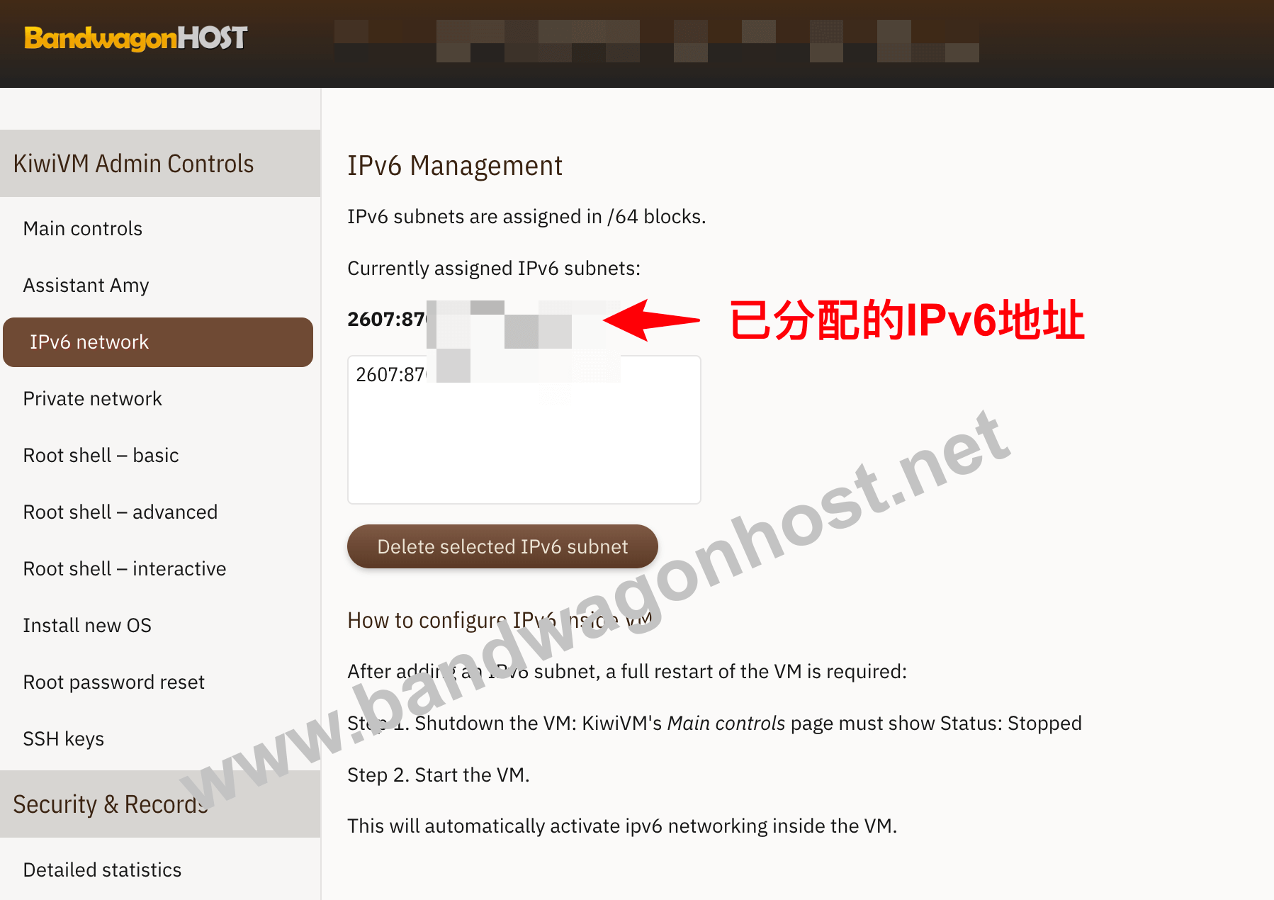 搬瓦工 IPv6 地址教程：哪些套餐/机房能用 IPv6？怎么使用 IPv6？怎么连接 IPv6？ - Bandwagonhost中文网-Bandwagonhost中文网